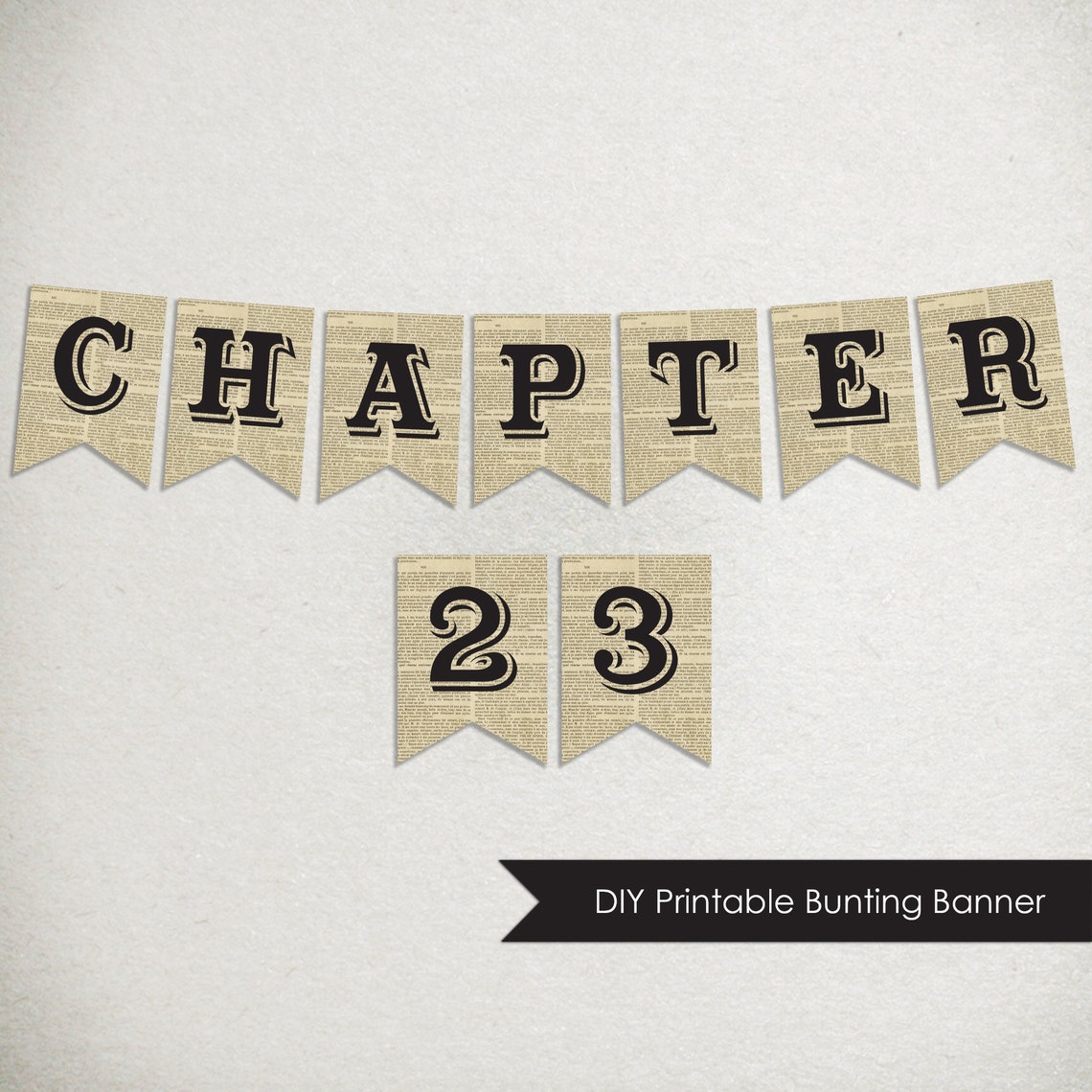 INSTANT DOWNLOAD Chapter Birthday BANNER Printable - Etsy