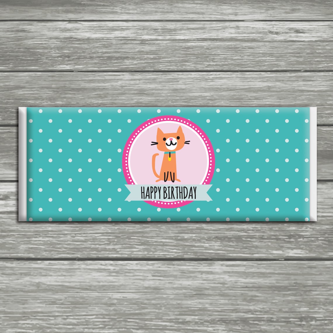 Cat Birthday Party Hershey Chocolate Candy Bar Wrapper - Etsy