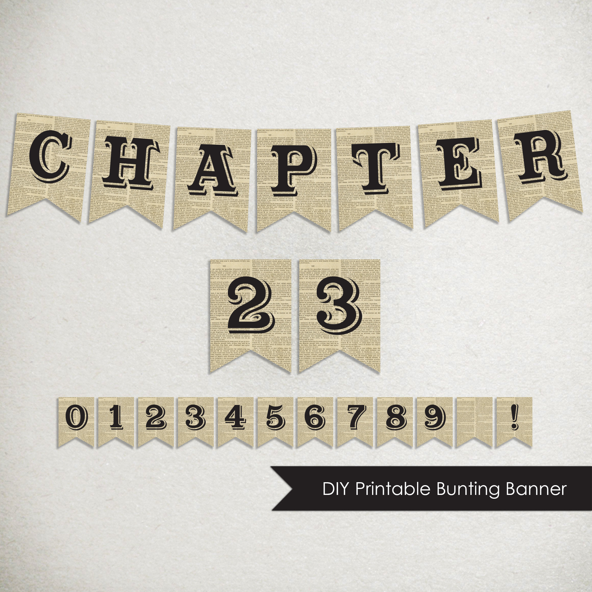 INSTANT DOWNLOAD Chapter Birthday BANNER Printable - Etsy UK