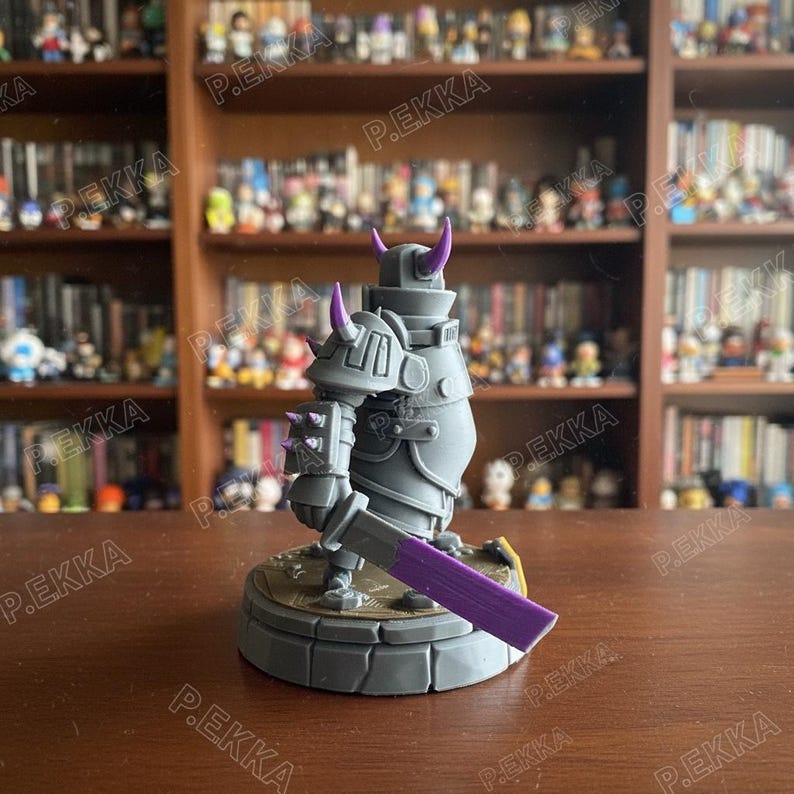 Clash of Clans PEKKA Figurine - 3D Printed Toy for Kids, Teens, and ...