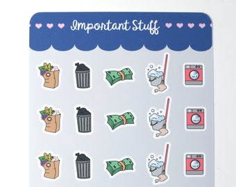 Chore stickers | Etsy