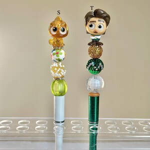 Rapunzel Tangled Inspired Custom Beaded Character Pens, Gifts for Her ...