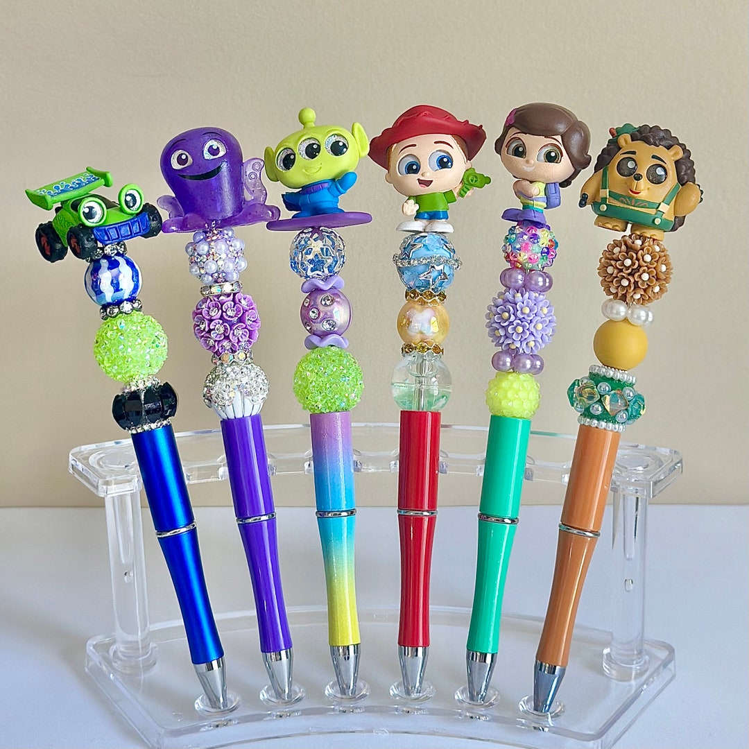 Character Inspired Toy Story Custom Beaded Pens, RC Car, Stretch, Alien ...