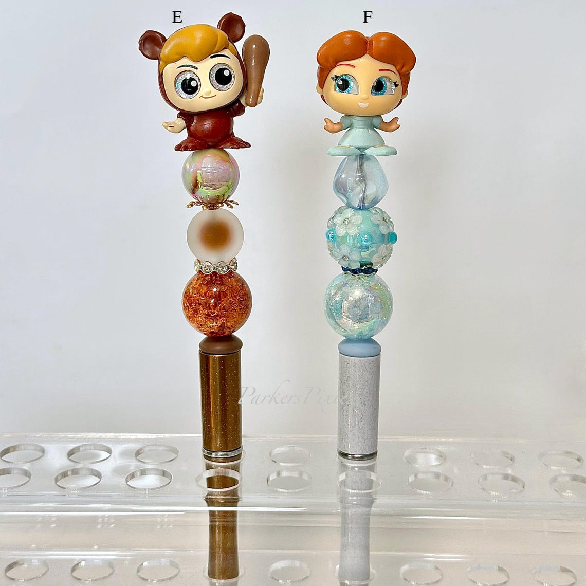 Peter Pan Inspired Beaded Pens: Refillable Ink - Retractable ...