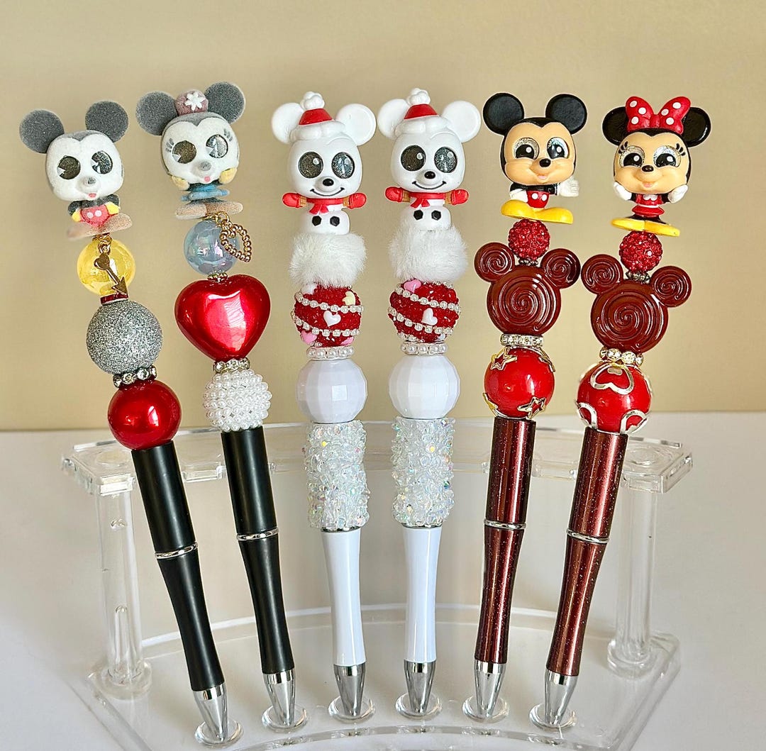 Mickey and Minnie (sets) Beaded Autograph Pen, Boyfriend, Girlfriend ...