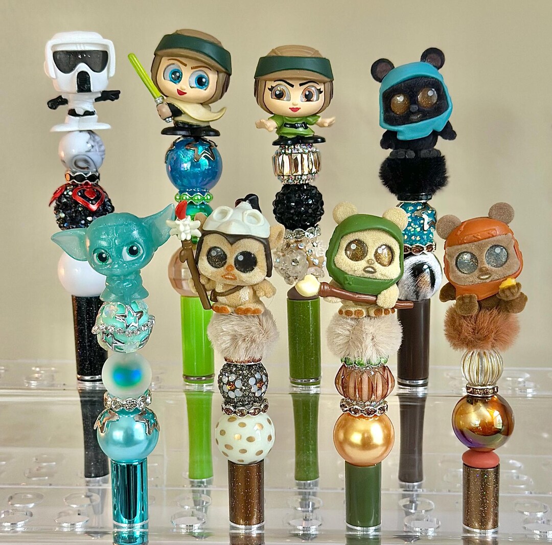 Star Wars Ewok Village Custom Beaded Pens: Collectible Characters ...