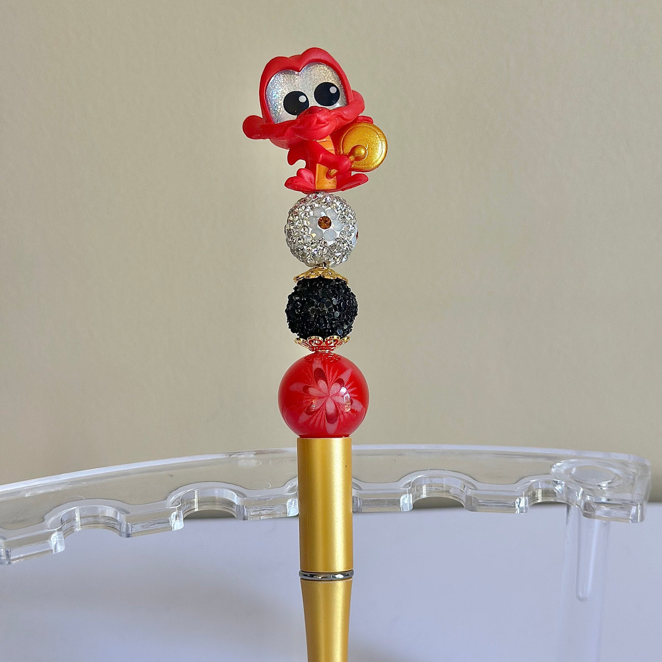 Mulan Beaded Pens: Refillable Ink - Collectible Characters - Etsy