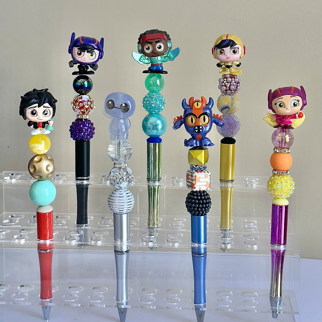 Big Hero 6 Custom Beaded Character Pens, Birthday Gift, Teacher Gift ...