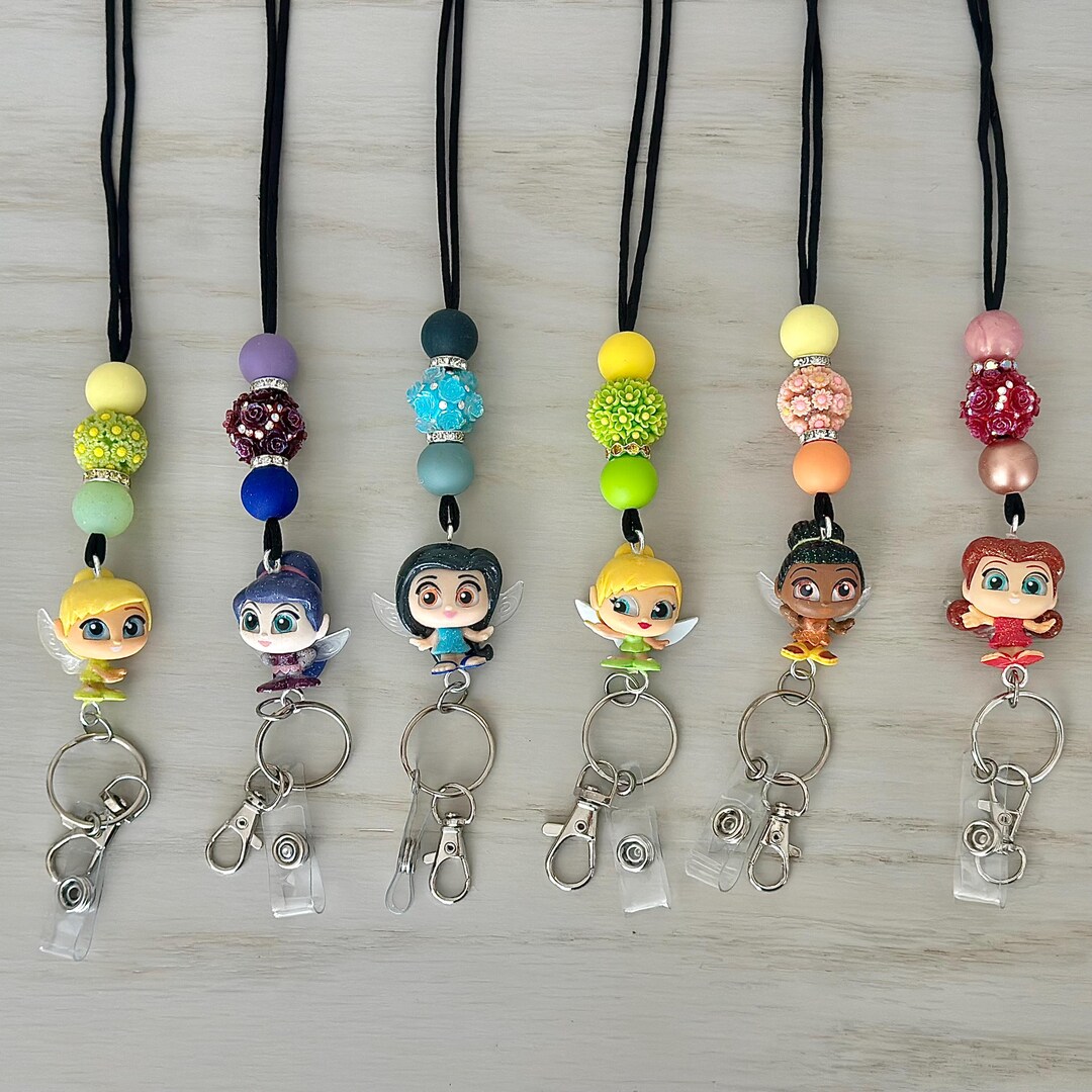 Fairies Tinkerbell Lanyard: Doorables Character ID Badge Holder - Etsy