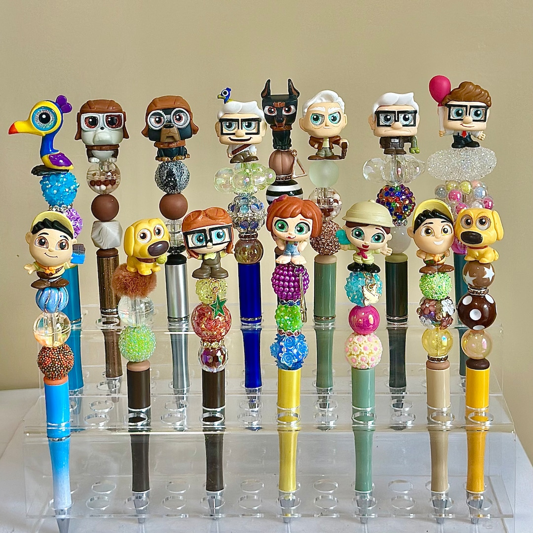 Up Inspired Beaded Character Pen: Retractable Refillable Pen Topper - Etsy