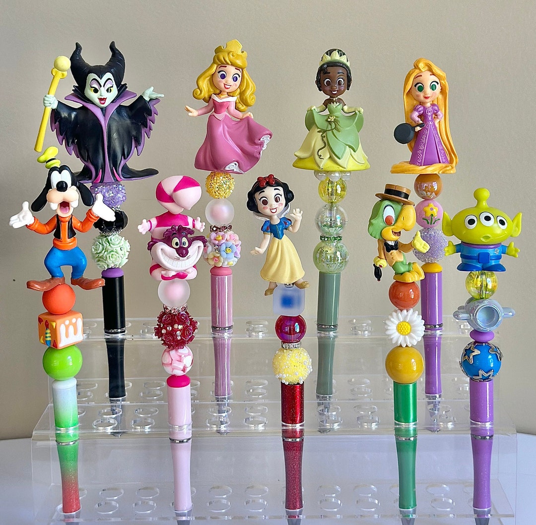Disney 100 Years Custom Beaded Character Pens, Goofy, Toy Story, Three ...
