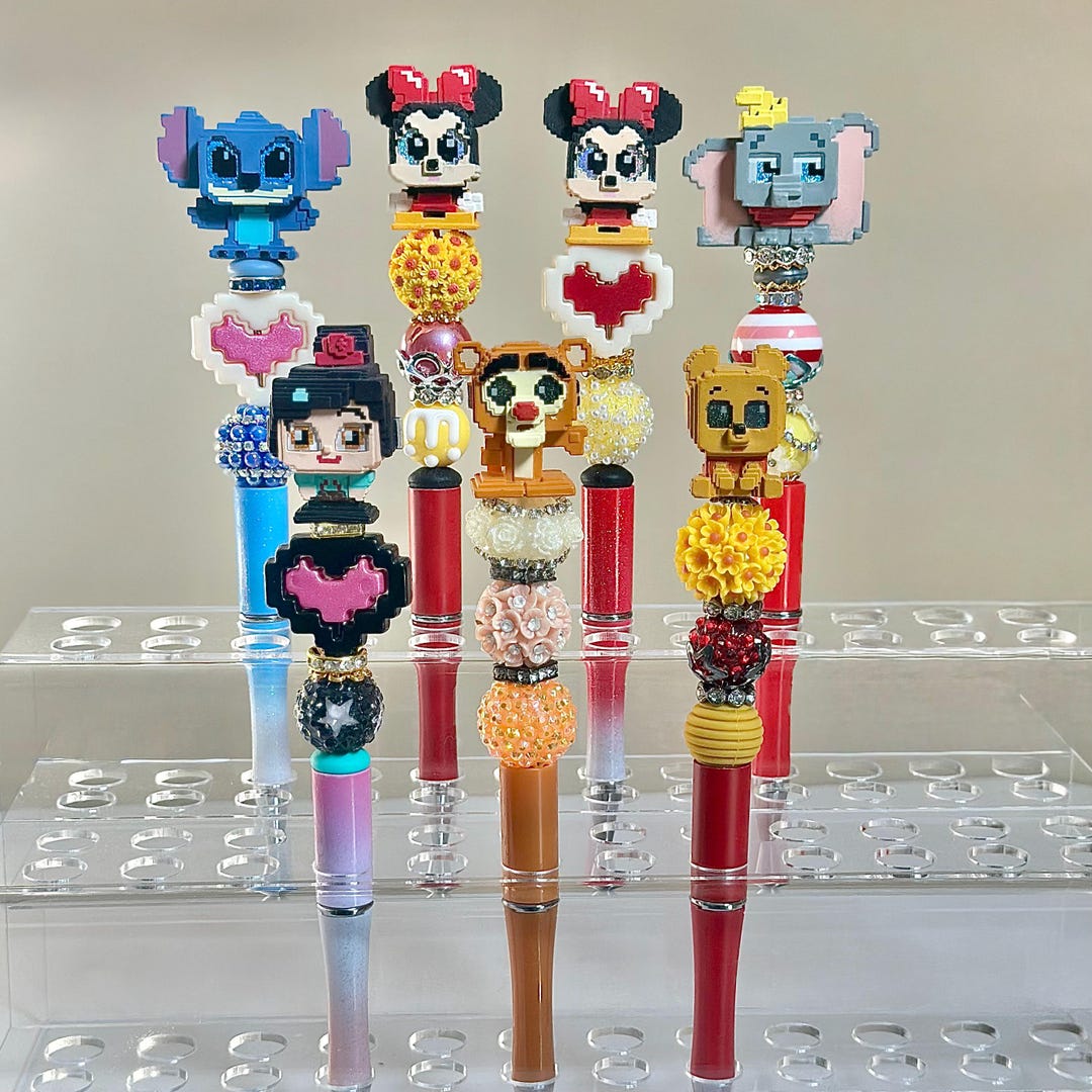 Character Custom Beaded Pens: Pixel Series - Etsy