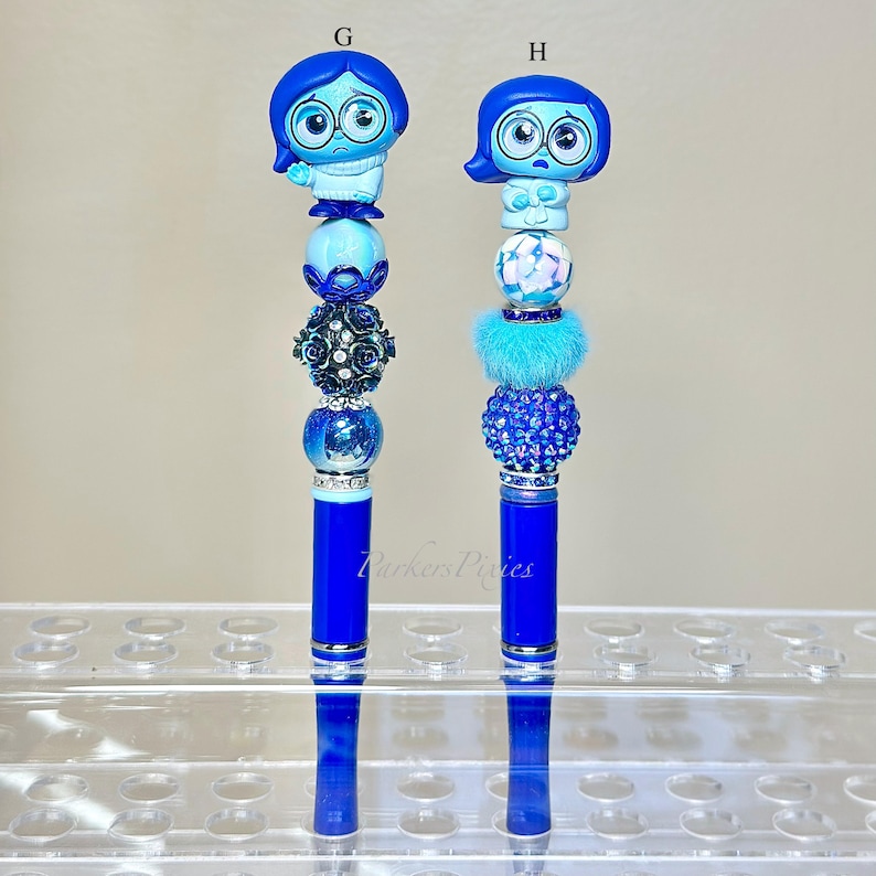 Inside Out 2 Beaded Pen: Collectible Characters - Refillable Ink - Etsy