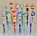 Inside Out 2 Beaded Pen: Collectible Characters - Refillable Ink - Etsy