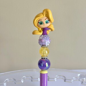 Tangled Inspired Custom Beaded Character Pens, Gifts for Her, Gifts for ...