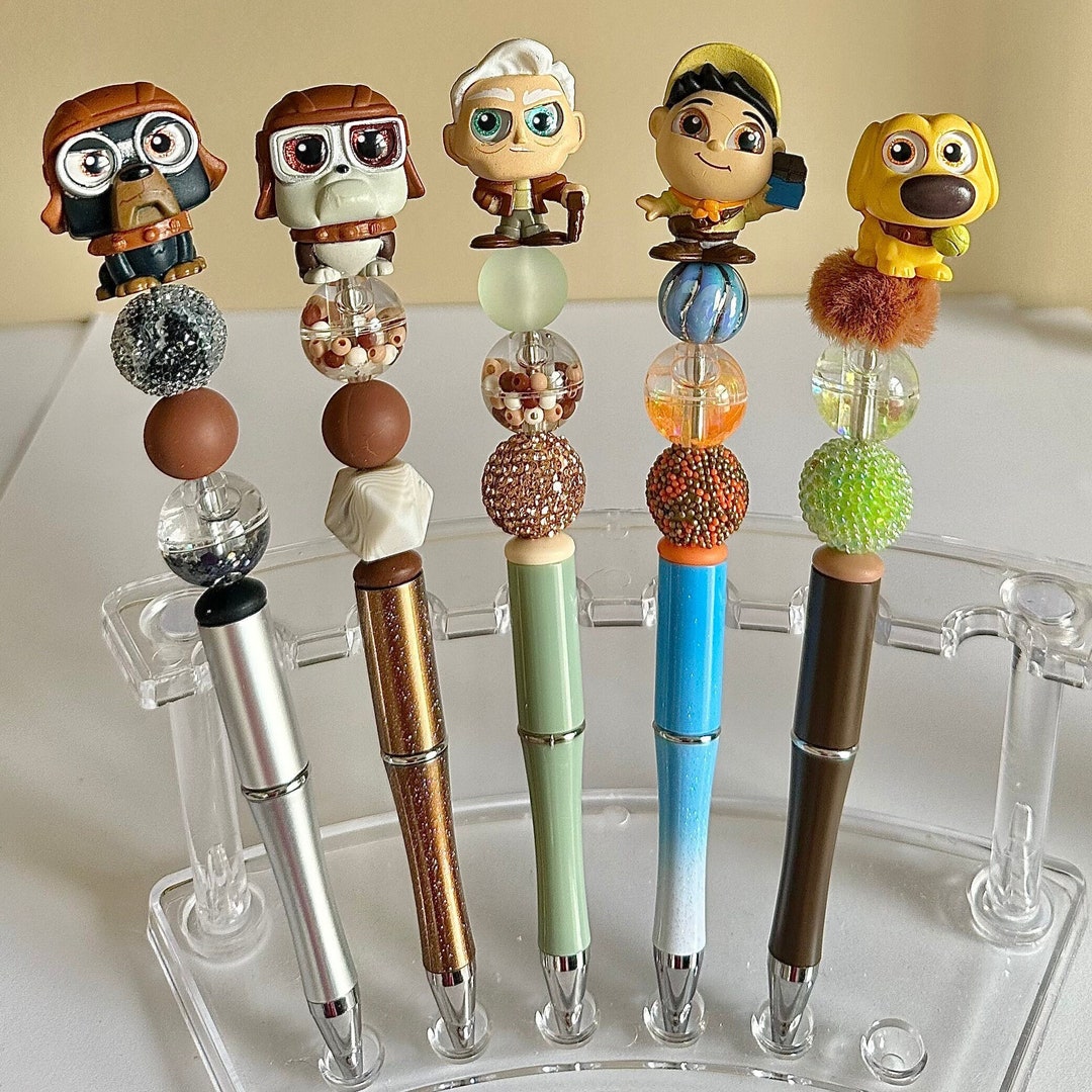 Up Inspired Beaded Pens, Character Pen Toppers, Doorables Beaded Pens ...