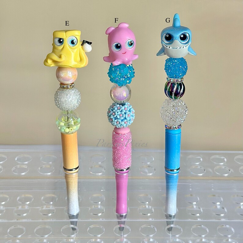 Finding Nemo Beaded Pens: Nemo, Pearl, Dory, Crush, Bruce, Darla ...