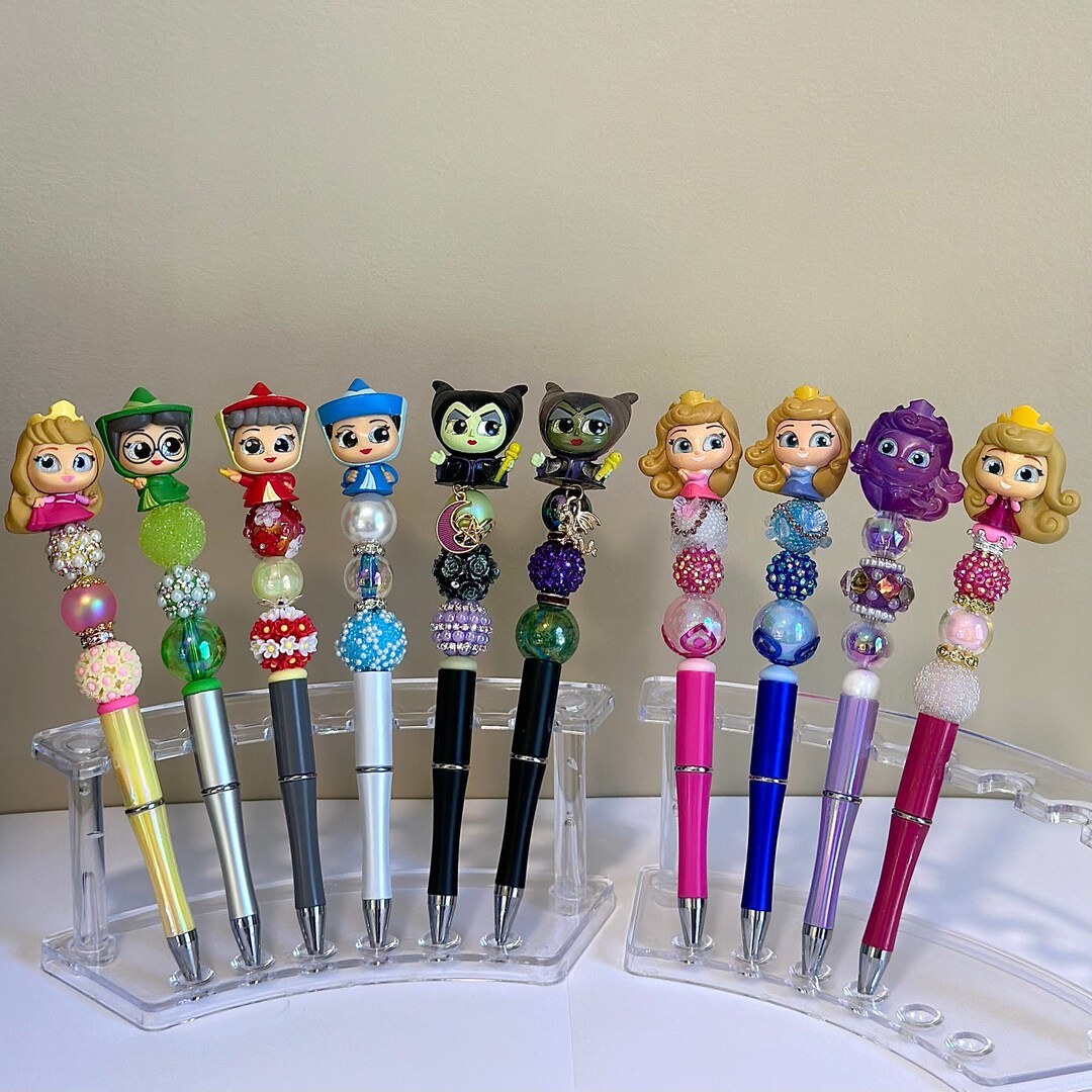 Character Custom Beaded Pens, Thank You Gift, Bridal Shower, Vacation ...
