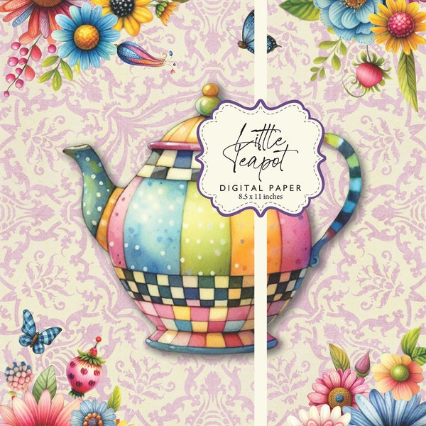 Whimsical Teapot - Etsy