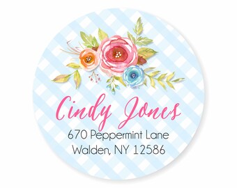 Gingham Labels | Etsy