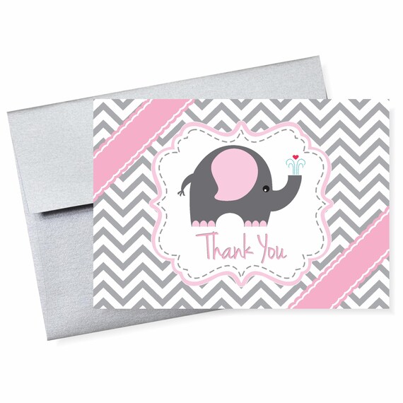 Elaphant Baby Shower Chevron Templates