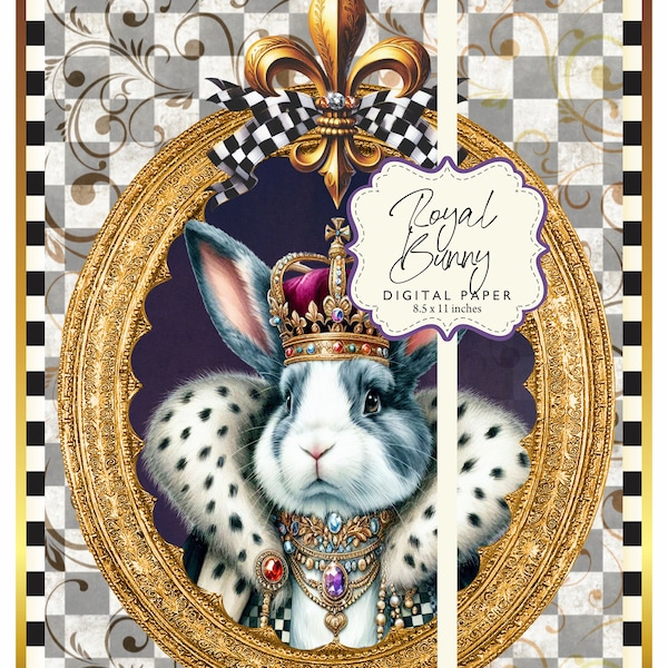 Antique Rabbit Decoupage Paper - Etsy