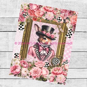 Sebastian Bunny Love Valentine's Day Easter Rabbit Pink Renaissance ...