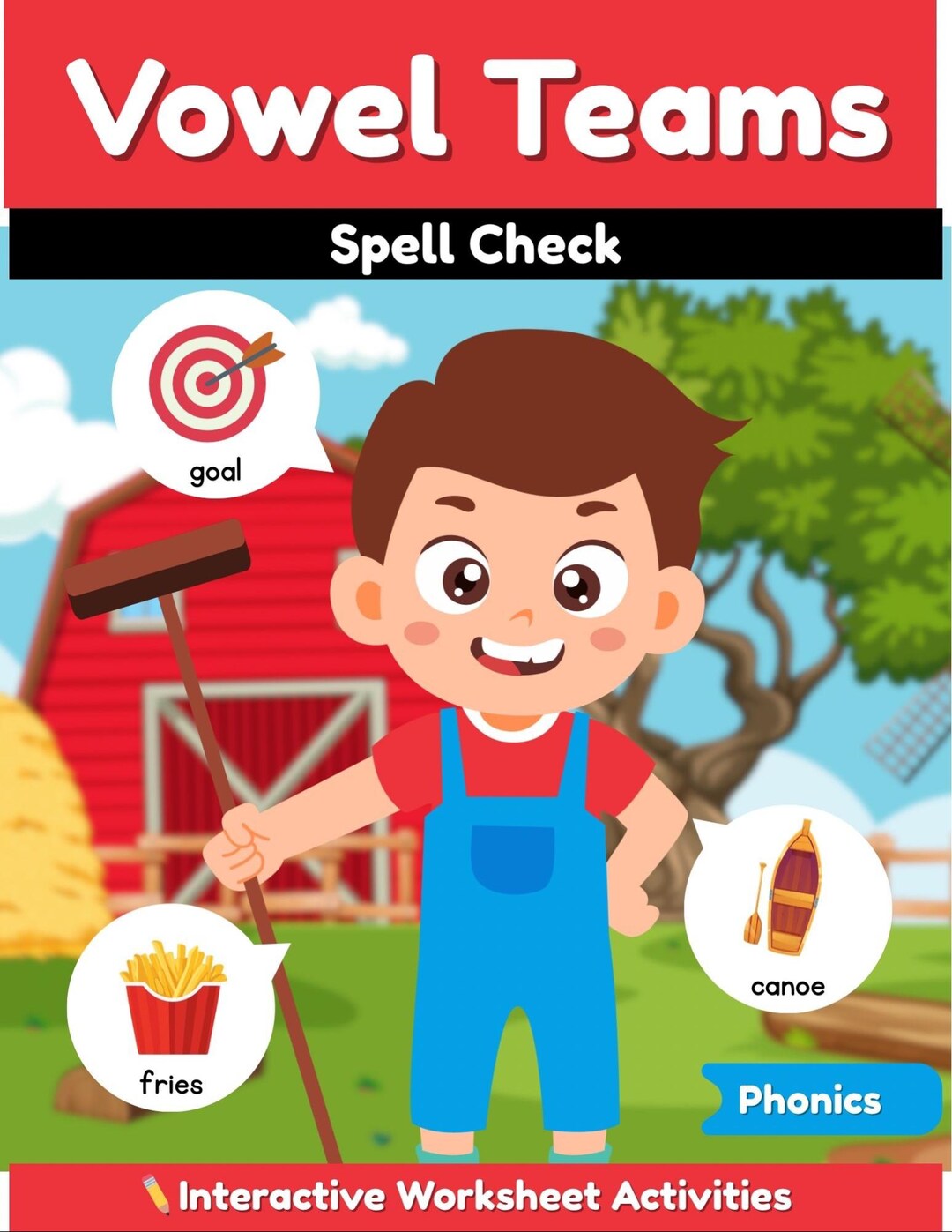 Vowel Teams | Phonics Activity Bundle - Etsy