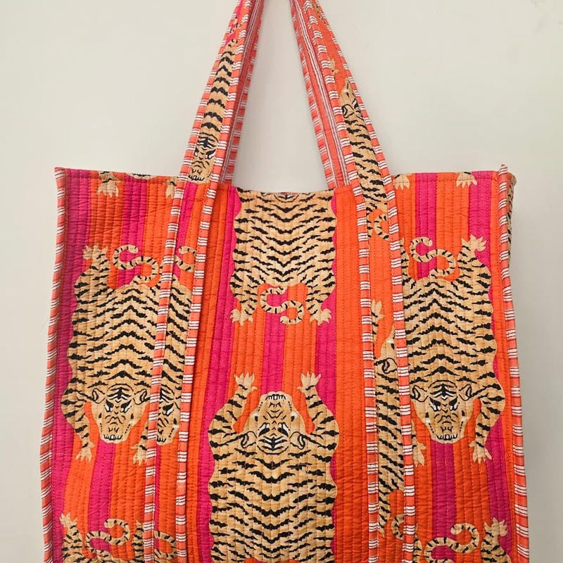 Reversible Tiger Bag - Etsy