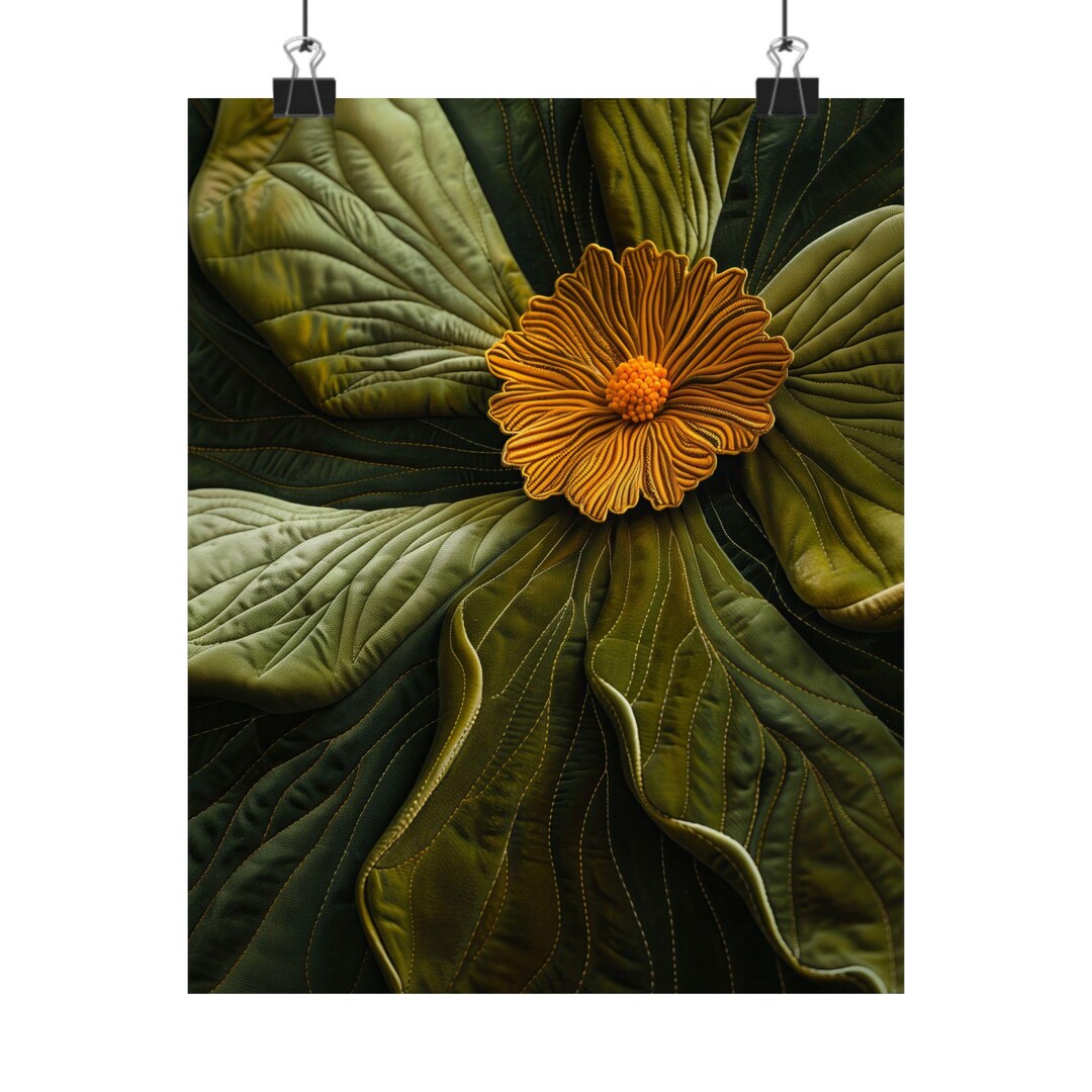 Fine Art Matte Paper Poster | Olivia Marigold Trapunto | Textile Wall ...