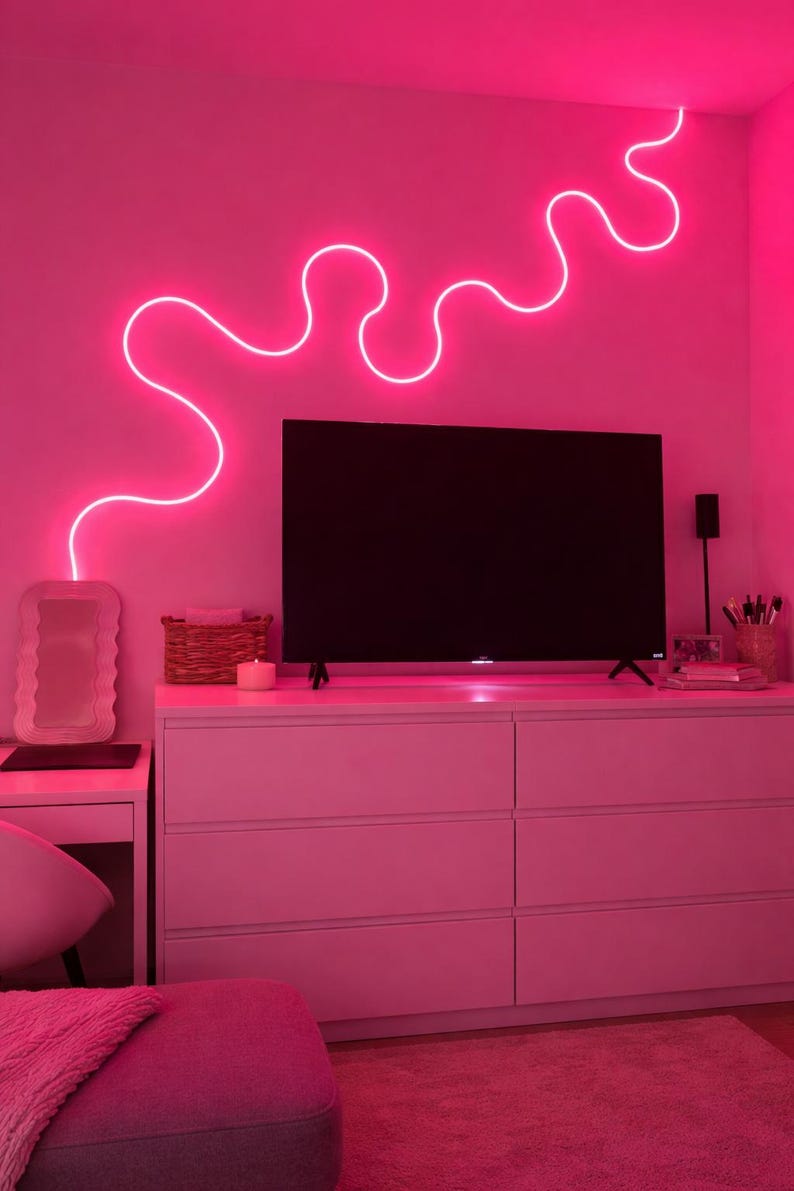 Neon LED Light String – Flexible USB Neon Strip With Remote Control ...