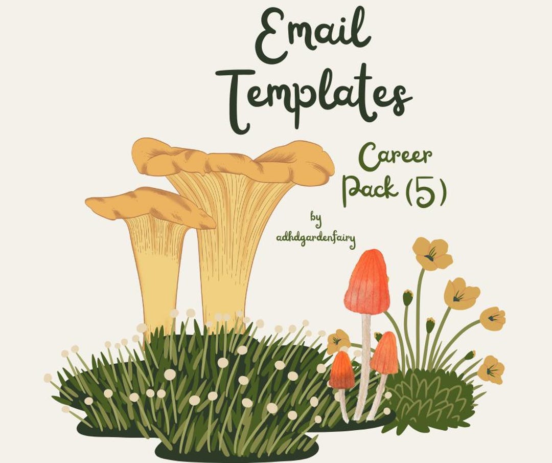 ADHD Student Email Templates Bundle: College & University Career Kit - Etsy