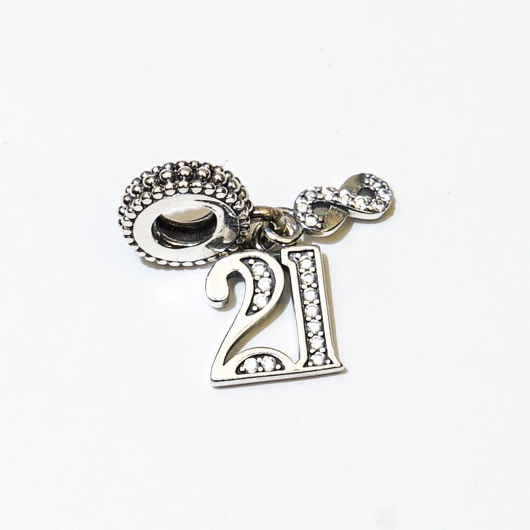 Pandora Celebration Charm 925 Ale Anniversary Birthday 21st - Etsy