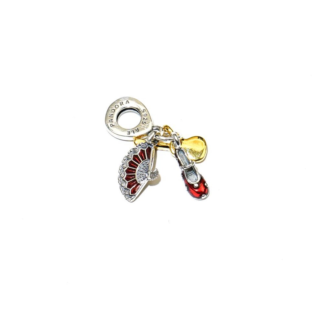 Pandora Spanish Guitar Flamenco Shoe and Fan Charm Pendant Ale S925 - Etsy