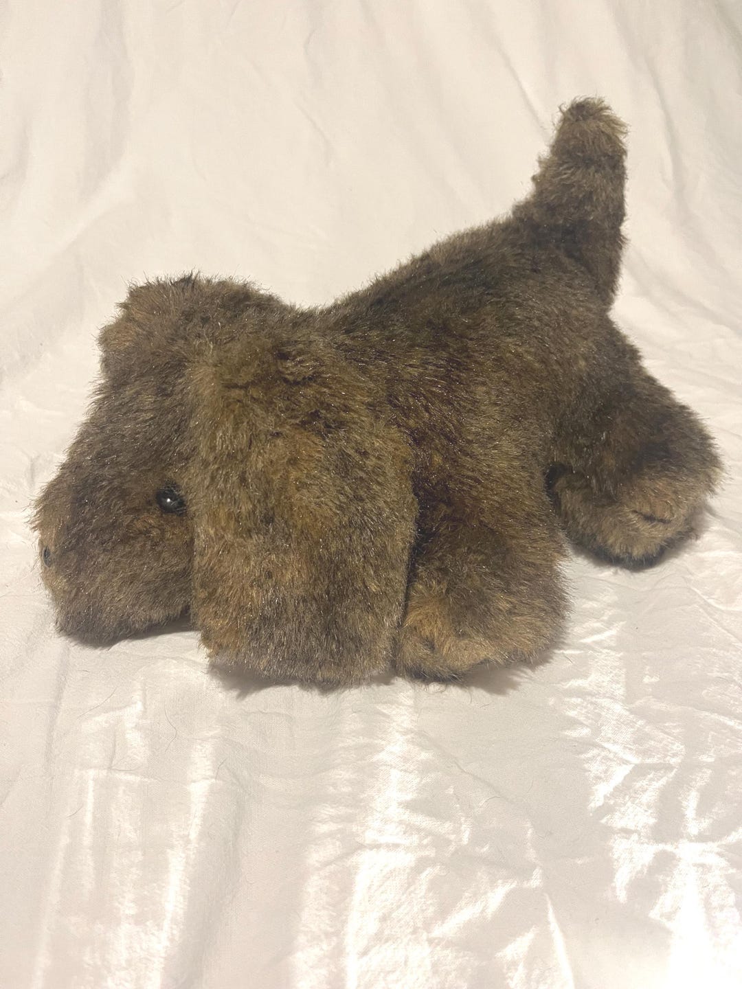 Puppy Faux Fur Stuffed Animal - Homemade Plushy - Etsy