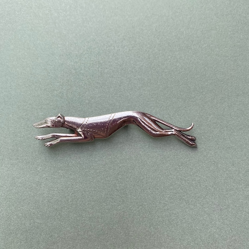 Greyhound Brooch Whippet Galgo Lurcher Dog Silhouette - Etsy