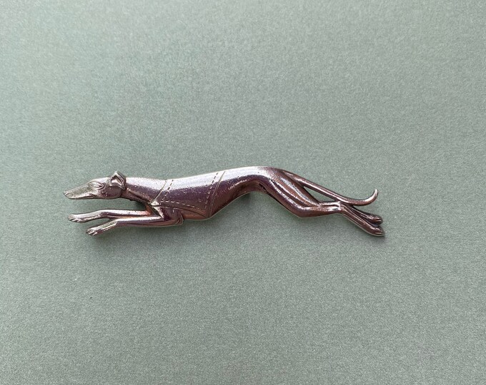 Greyhound Brooch - Etsy UK