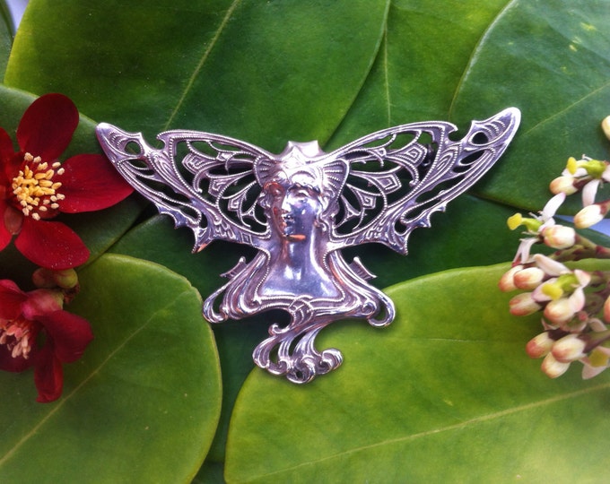 Filigree Lady Brooch - Etsy