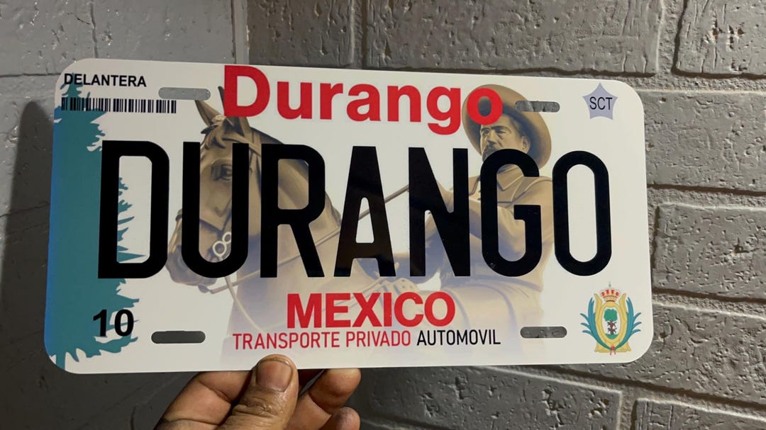 Placa DURANGO Decorativas Personalizadas Ideal Para Regalos Y ...