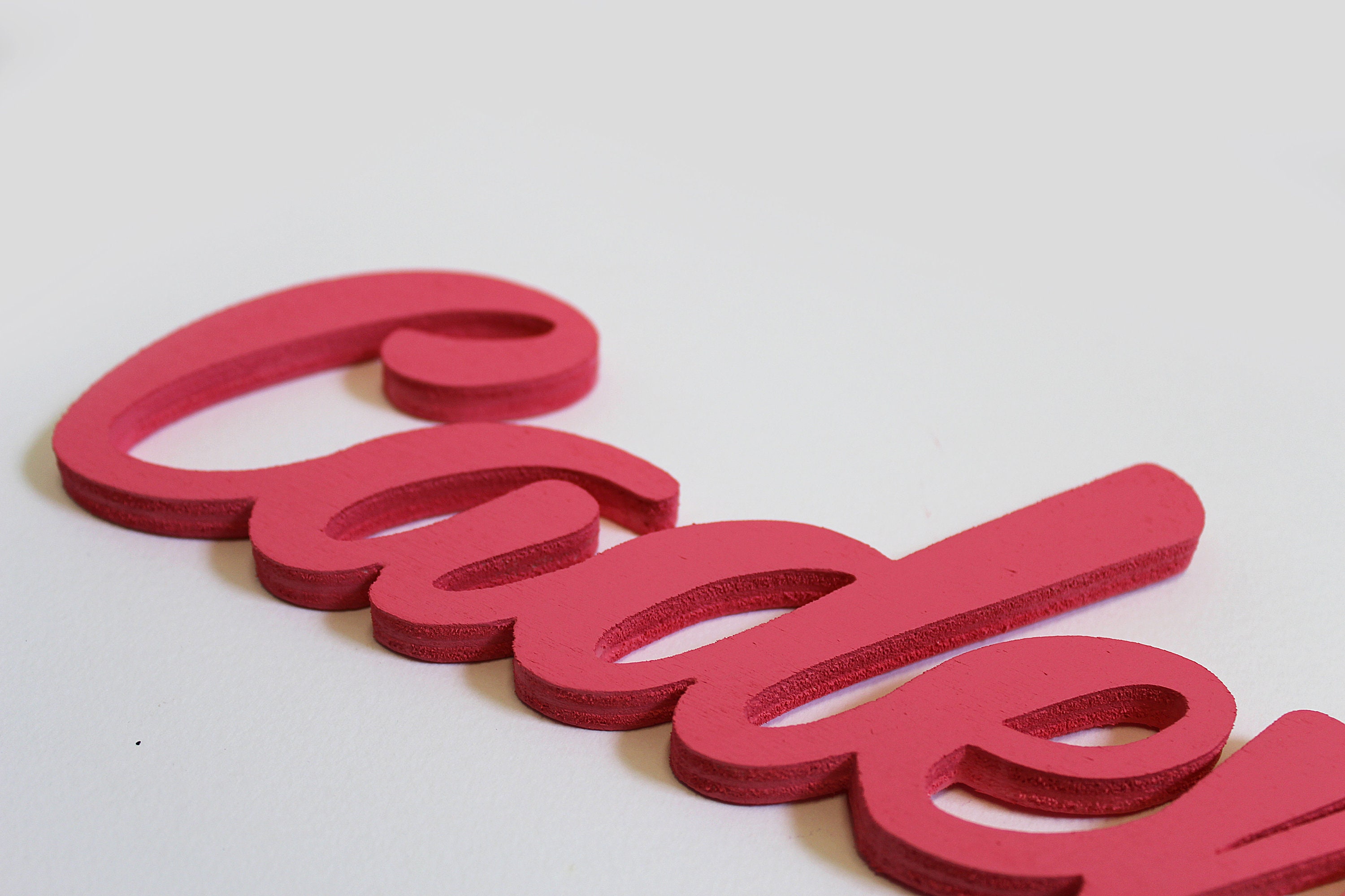 Girl Name Sign With Princess Crown for Nursery Wall Decor or | Etsy Canada