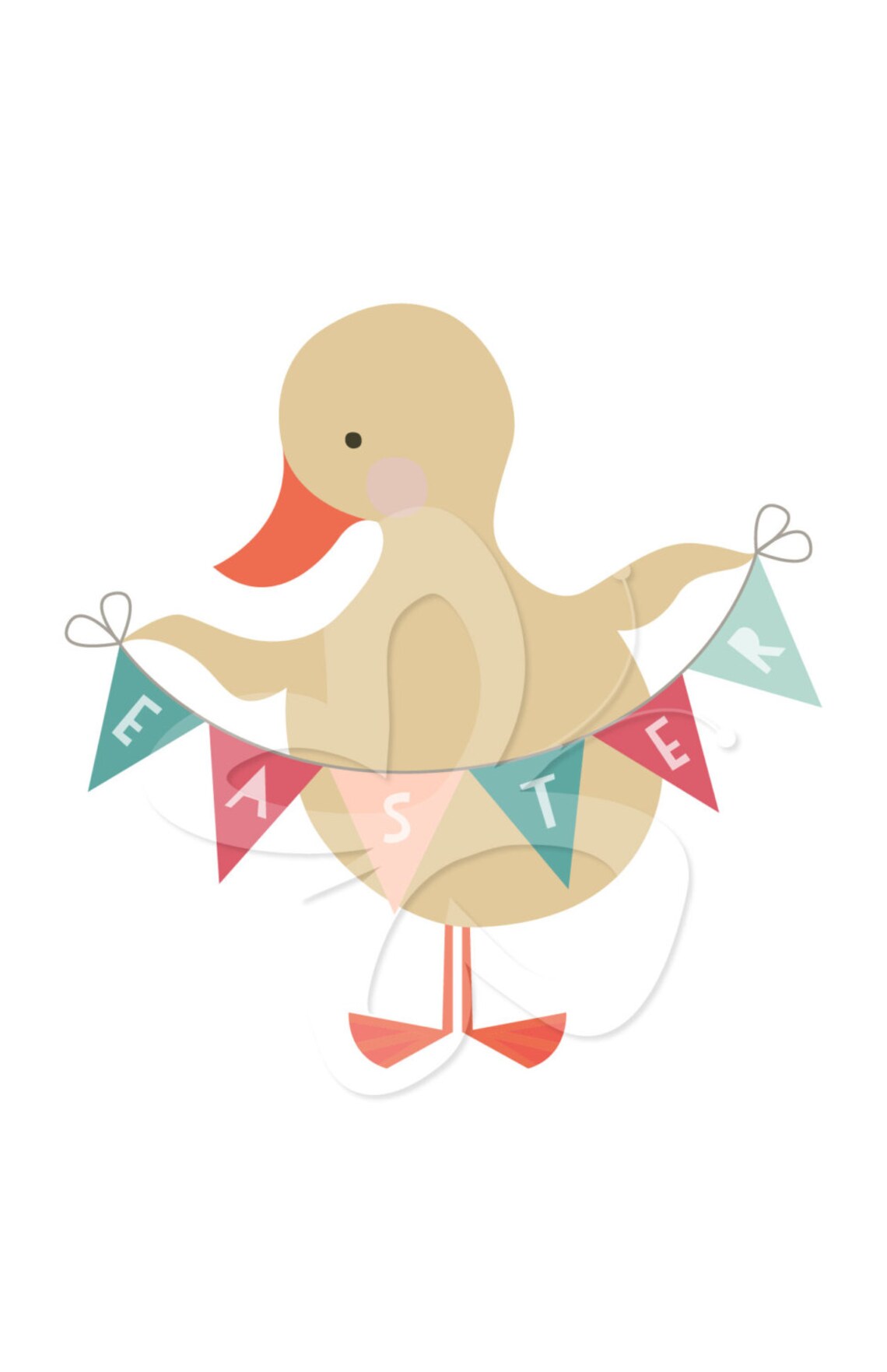 Easter Duckling Digital Clip Art Clipart Set Personal and Commercial ...