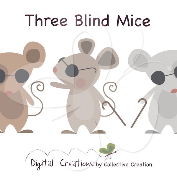 Three Blind Mice - Etsy