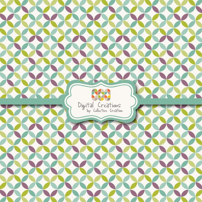 Gotcha Geometric Digital Paper Background Set Commercial and Personal ...