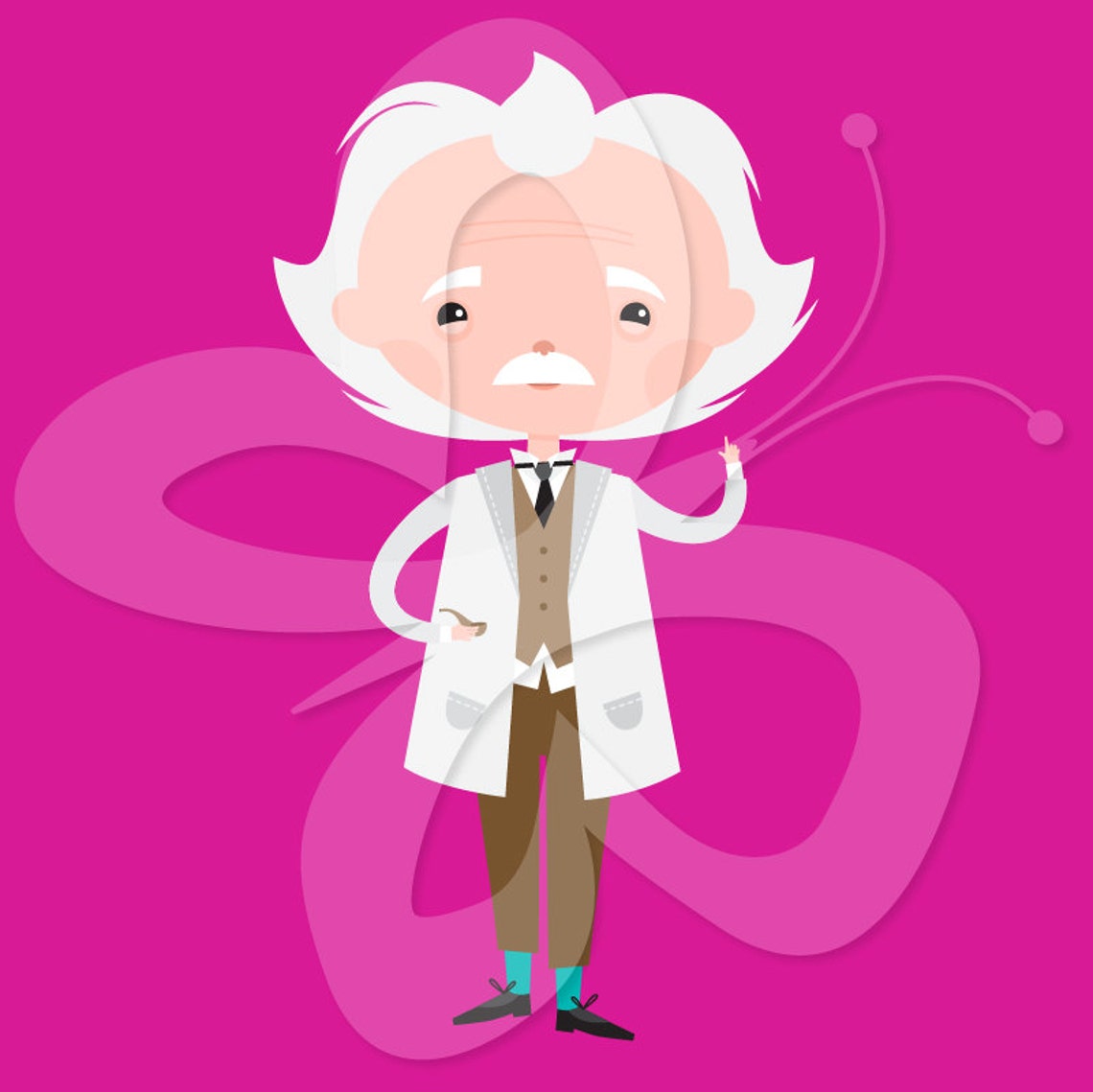 Science With Einstein Clip Art Clipart Set Commercial and Personal Use ...