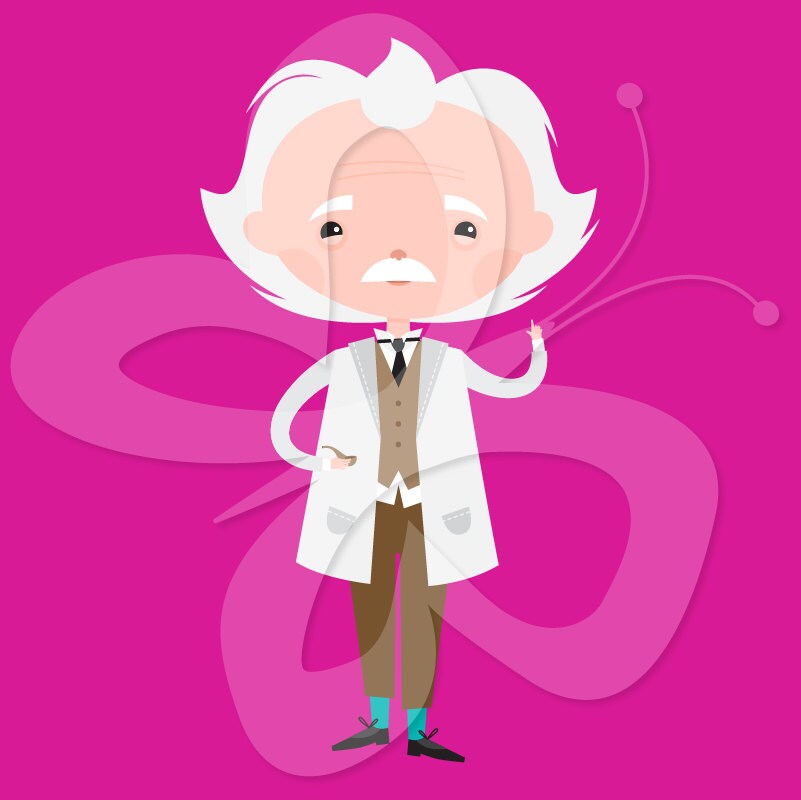 Science With Einstein Clip Art Clipart Set Commercial and Personal Use ...