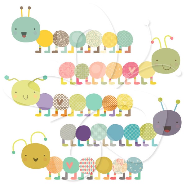 Caterpillar Art - Etsy