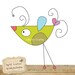 Birdie Num Nums Digital Clipart Set Cute Birds and Flowers - Etsy