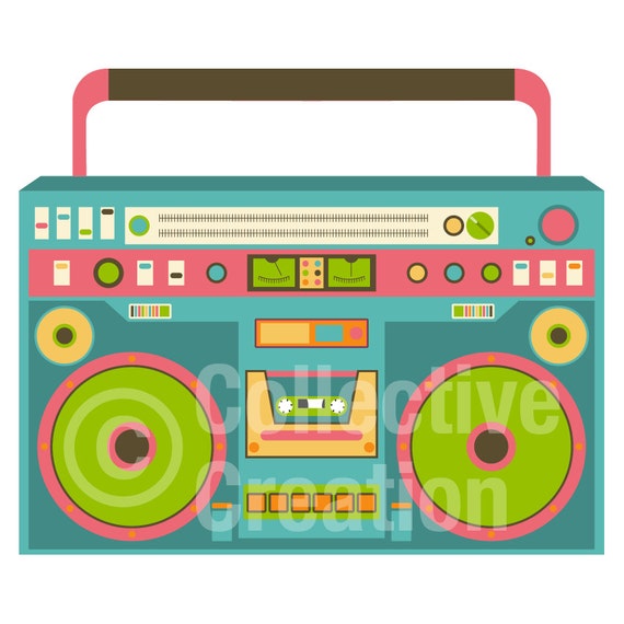 Zafod Boombox Clipart