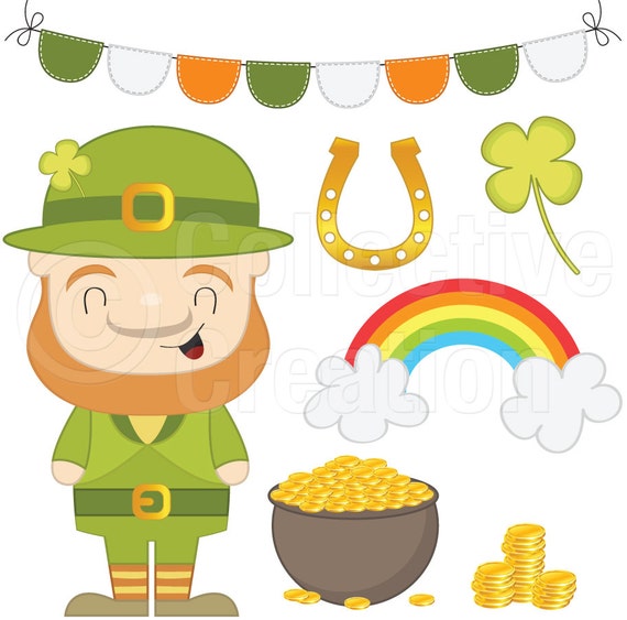 St Patricks Day Digital Clip Art Personal and Commercial Use - Etsy