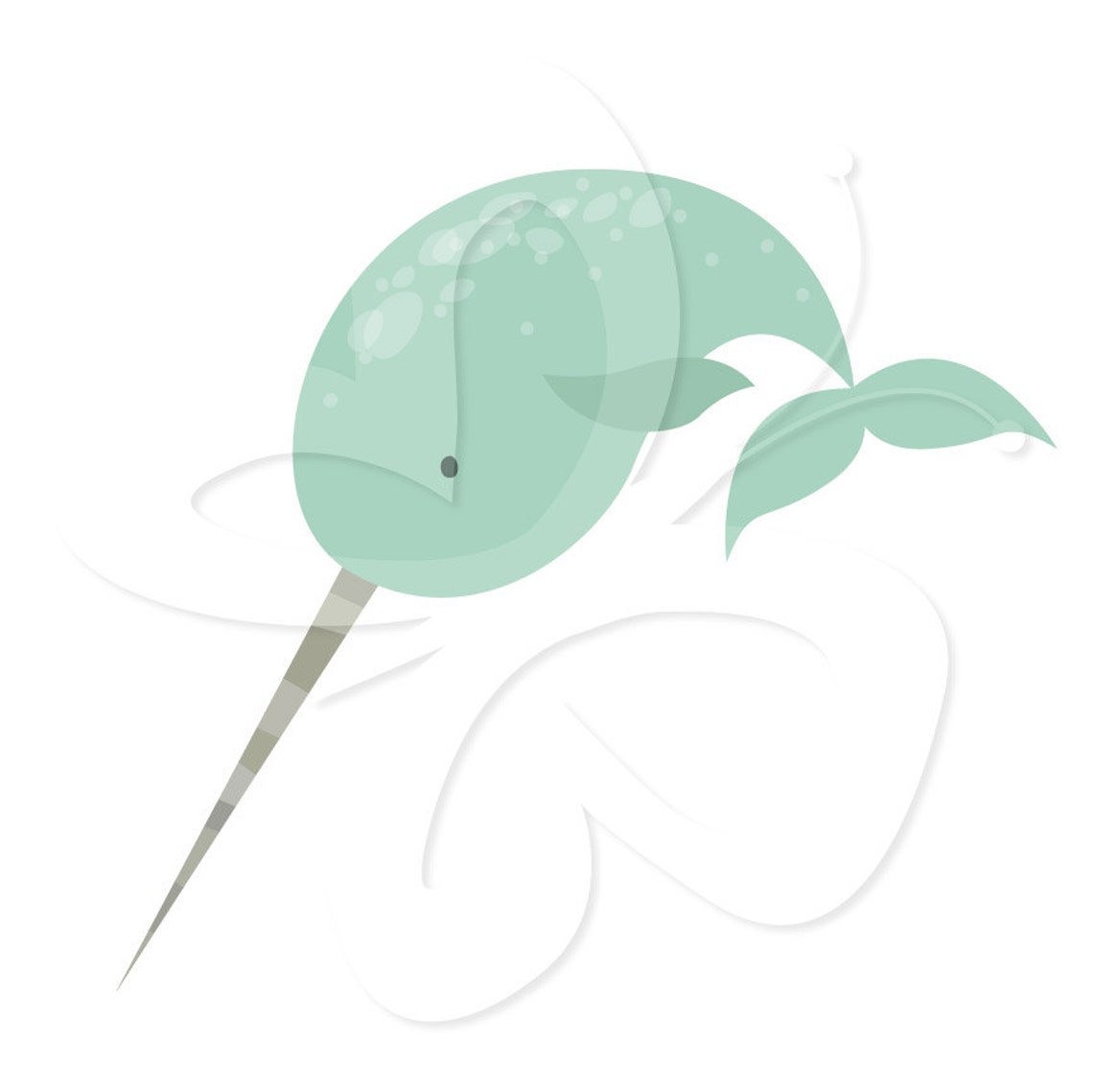 Narwhal Family Clip Art Clipart Set Commercial and Personal Use - Etsy